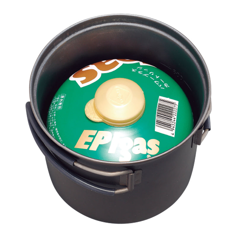 EVERNEW Titanium Non Stick Deep Pot 0.9L Handle ECA402 - Yolo Camping 露營生活道具