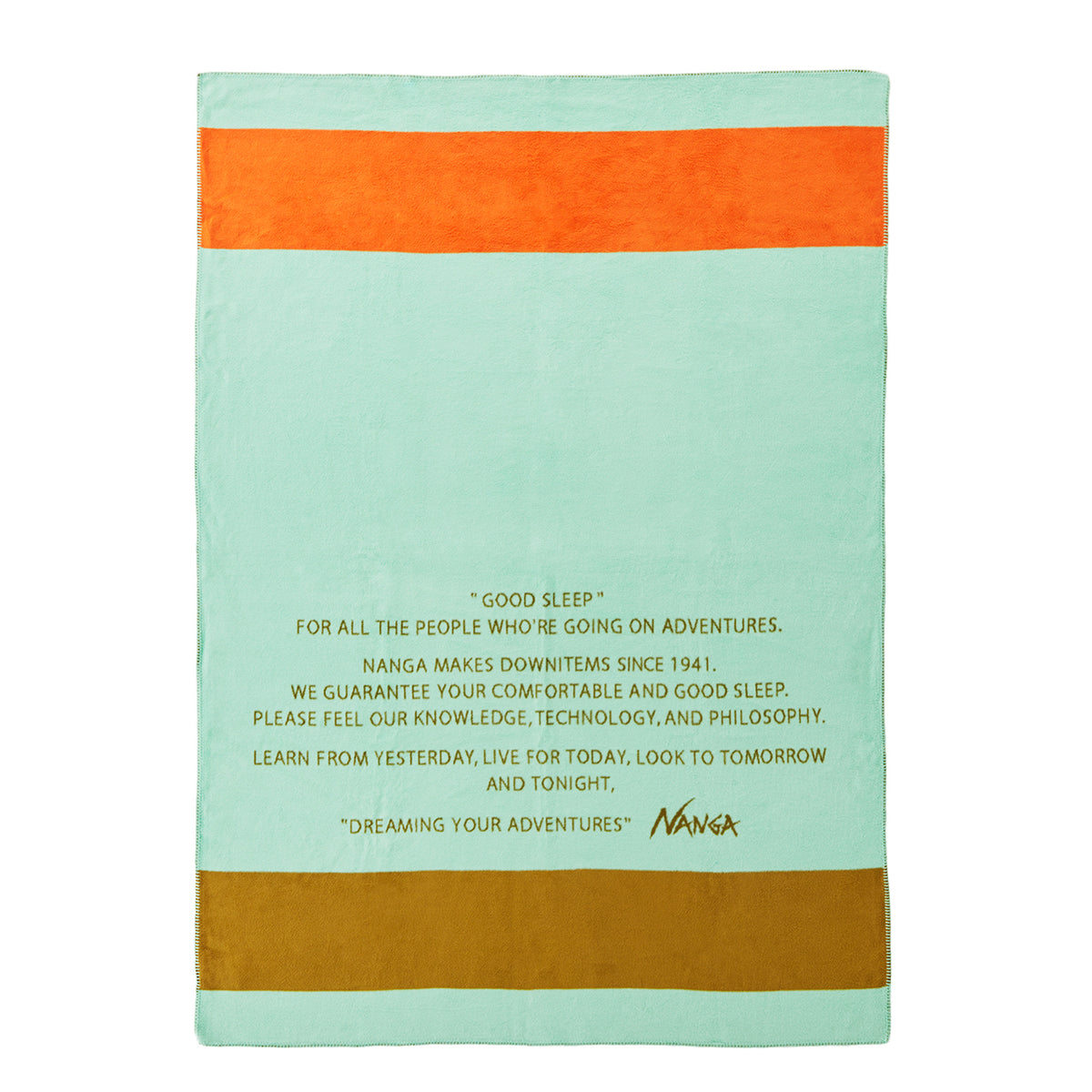 NANGA GOOD SLEEP BORDER COTTON BLANKET S - Yolo Camping 露營生活道具