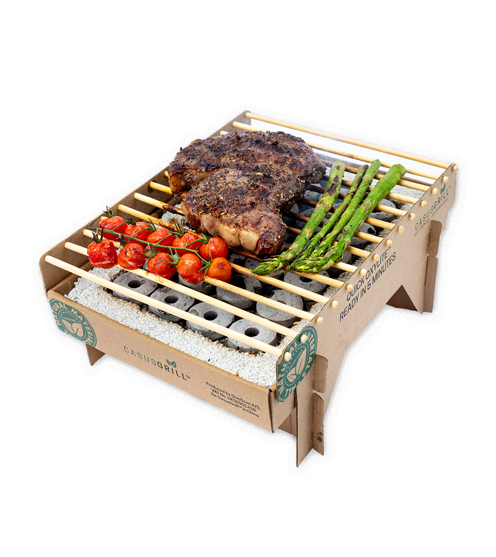 CasusGrill™ one-time use Instant Grill 一次性無火環保燒烤爐 - Yolo Camping 露營生活道具